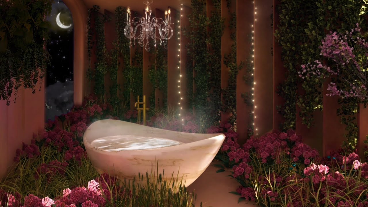 Cozy bathtub ambience 🛁 | Spa, jacuzzi, hot tub ambience | Water ...