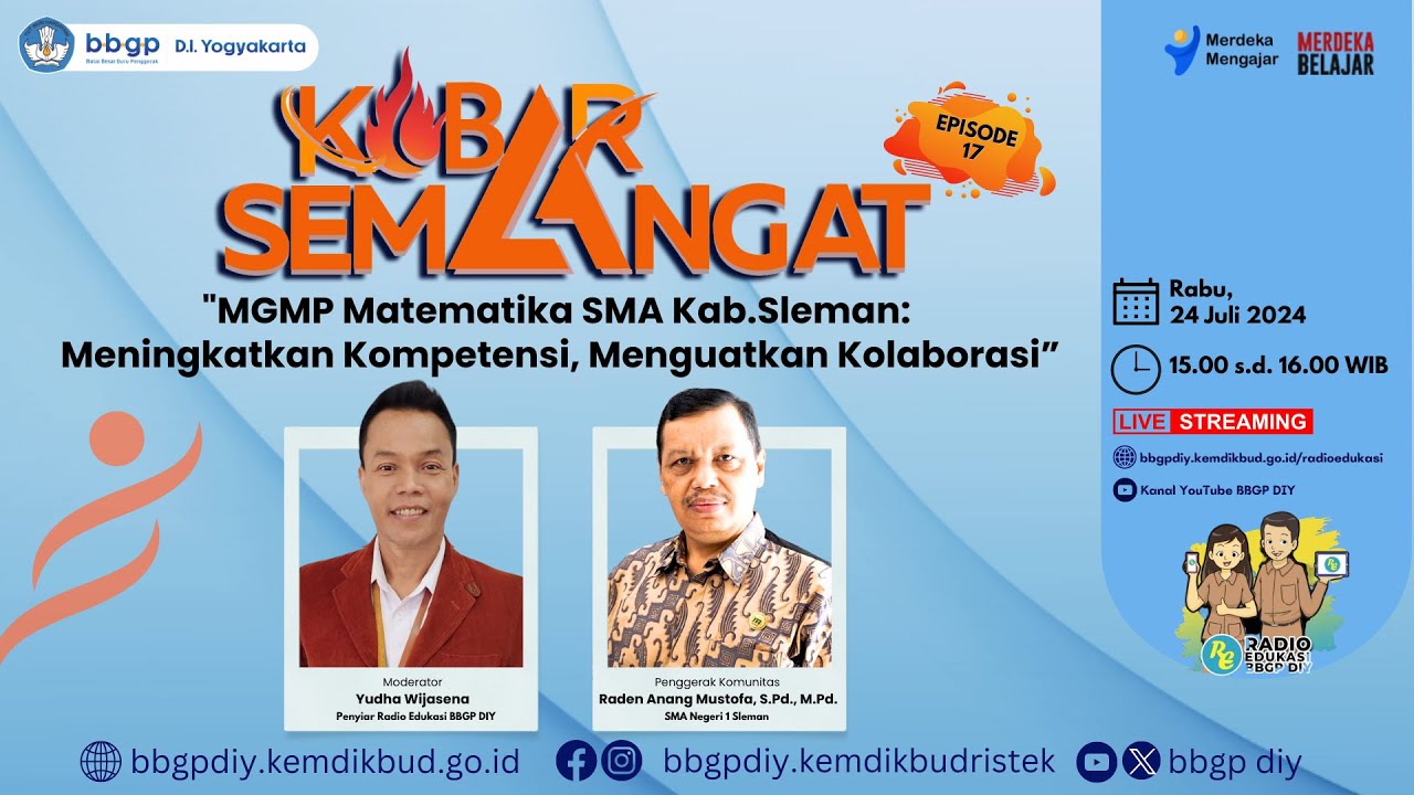 (2024)Kobar Semangat 17:MGMP Matematika SMA Kab.Sleman-Meningkatkan ...