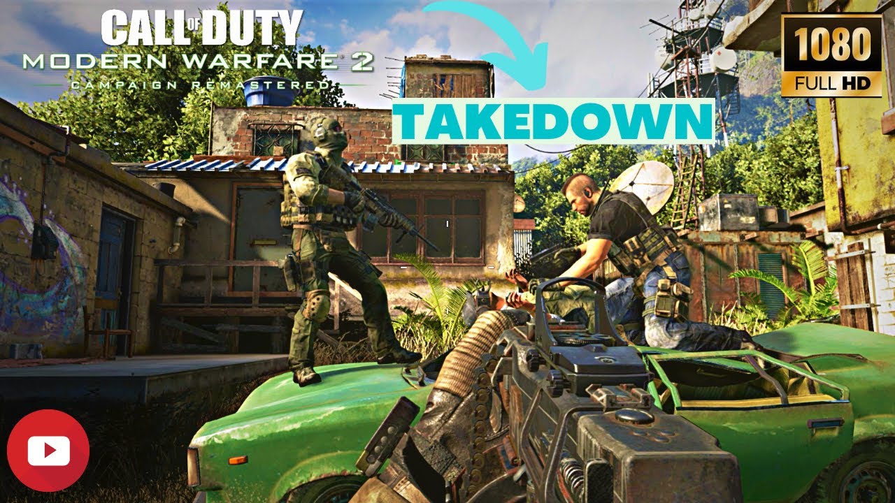 Ghost And Roach In Rio (Task Force 141) MW2 CAMPAIGN REMASTERED #cod # ...