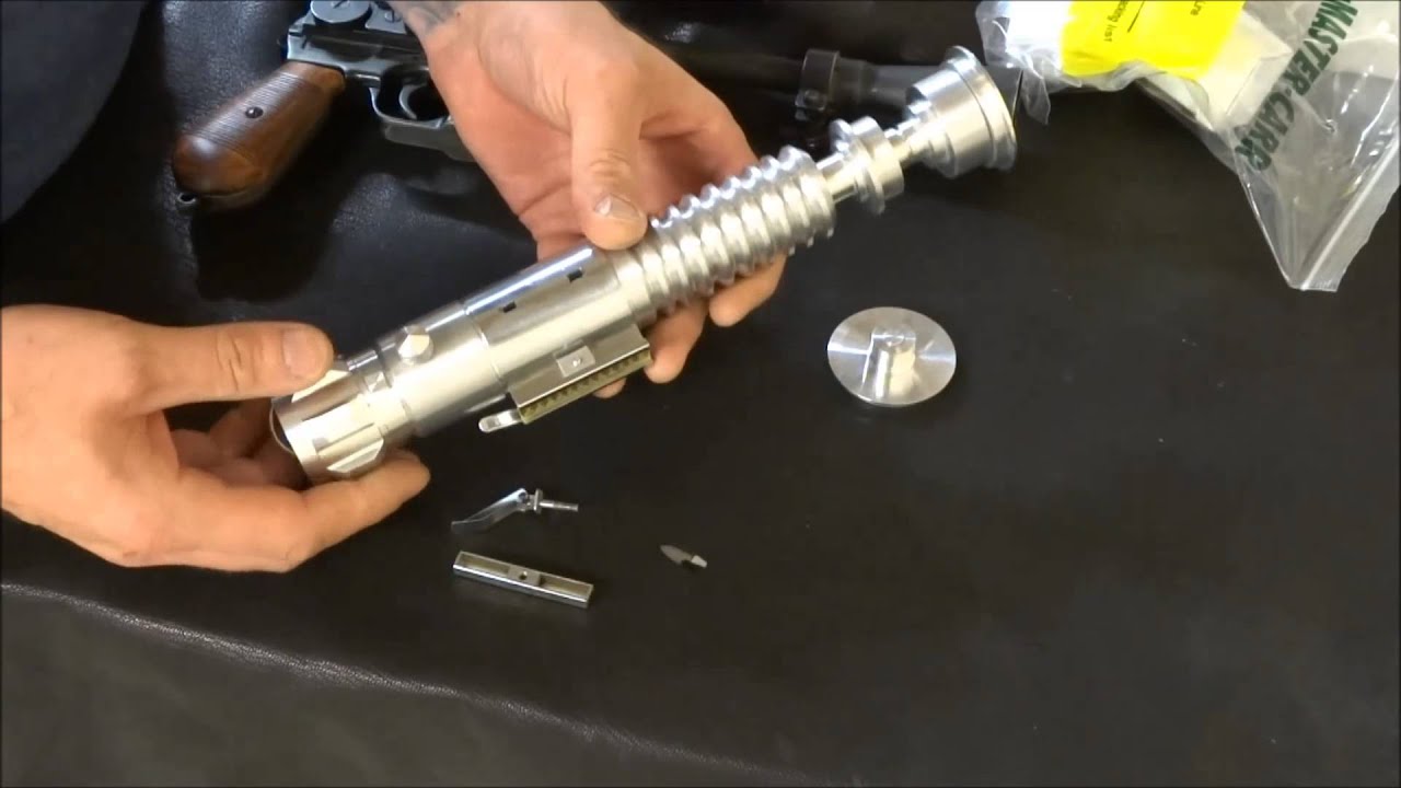 Luke Skywalker ROTJ V2 Lightsaber Unveiling by Solo's Hold - YouTube