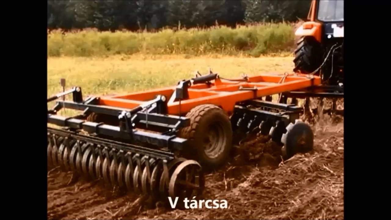 Vadkert Agrotechnika Kft - FFVT-14 Tárcsa 01 + Ékgyűrűs Henger - YouTube