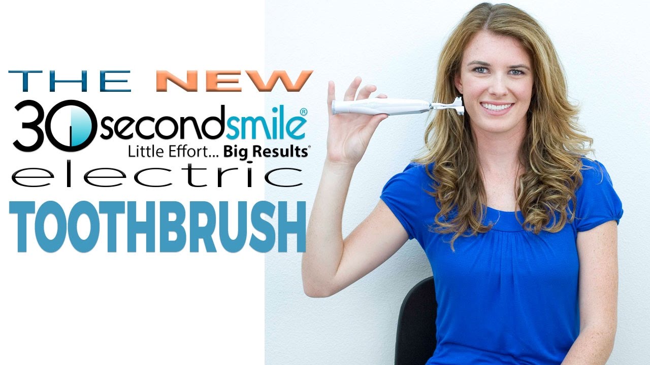 The New 30 Second Smile Electric Toothbrush - YouTube