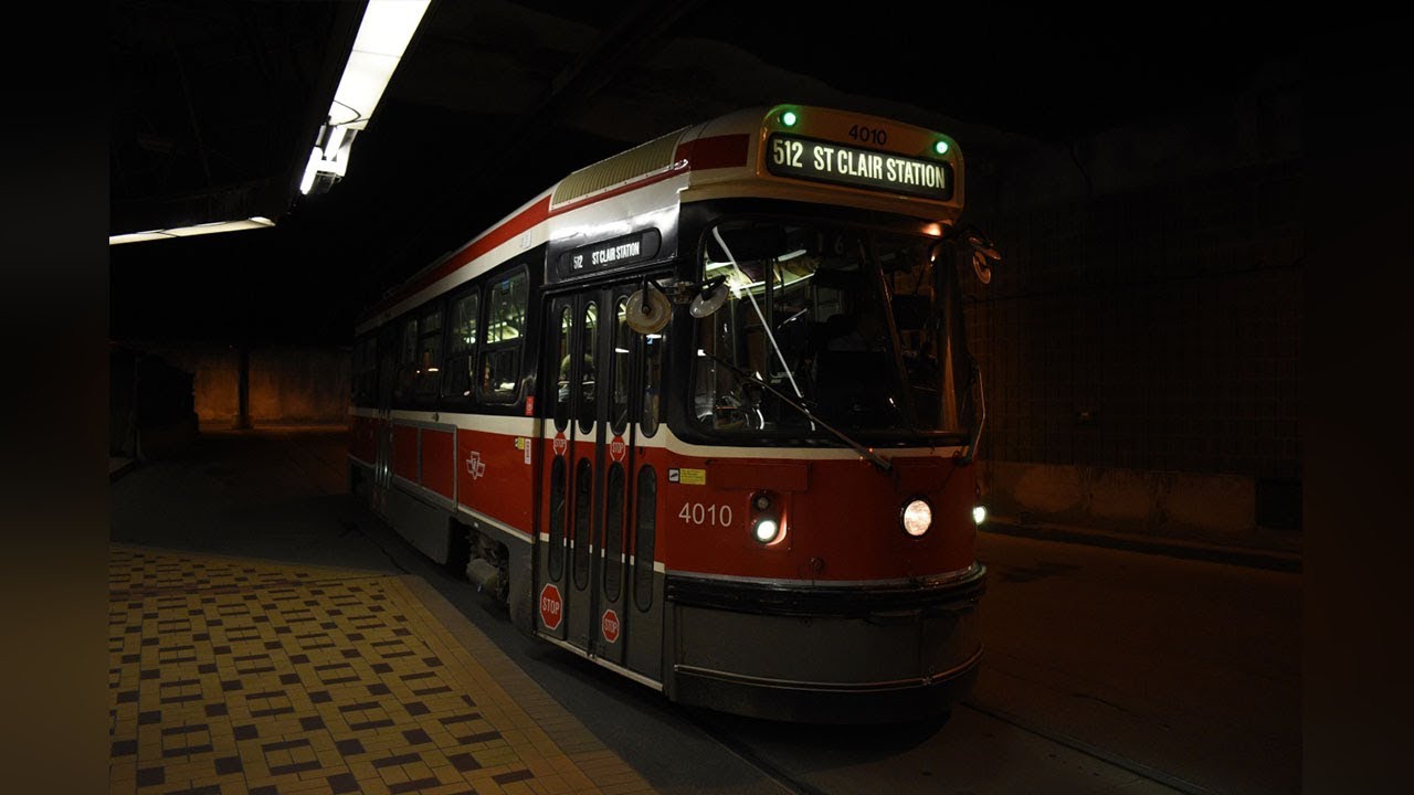 TTC | Streetcar | 1978-1981 UTDC/Hawker Siddeley CLRV 4010 | 512 St Clair (Eastbound) - YouTube
