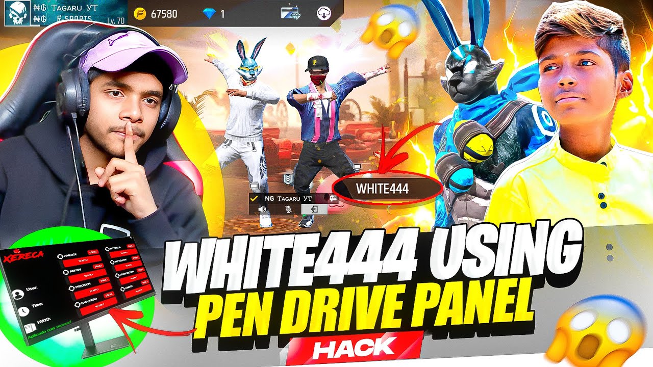 REALITY OF WHITE444 🤯 WHITE444 USING PEN DRIVE PANEL ON LIVE EXPOSE 😱💥 @NonstopGaming_ - YouTube