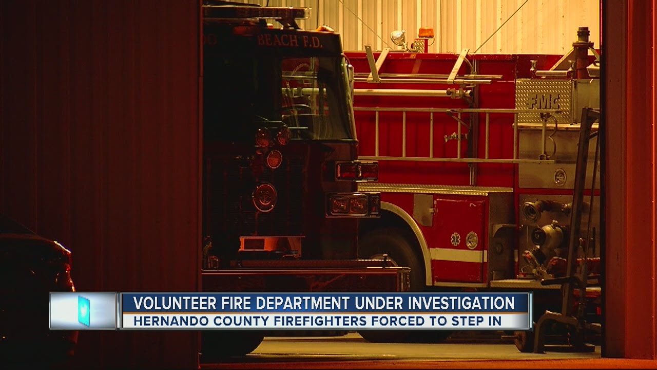 Volunteer fire department under investigation - YouTube
