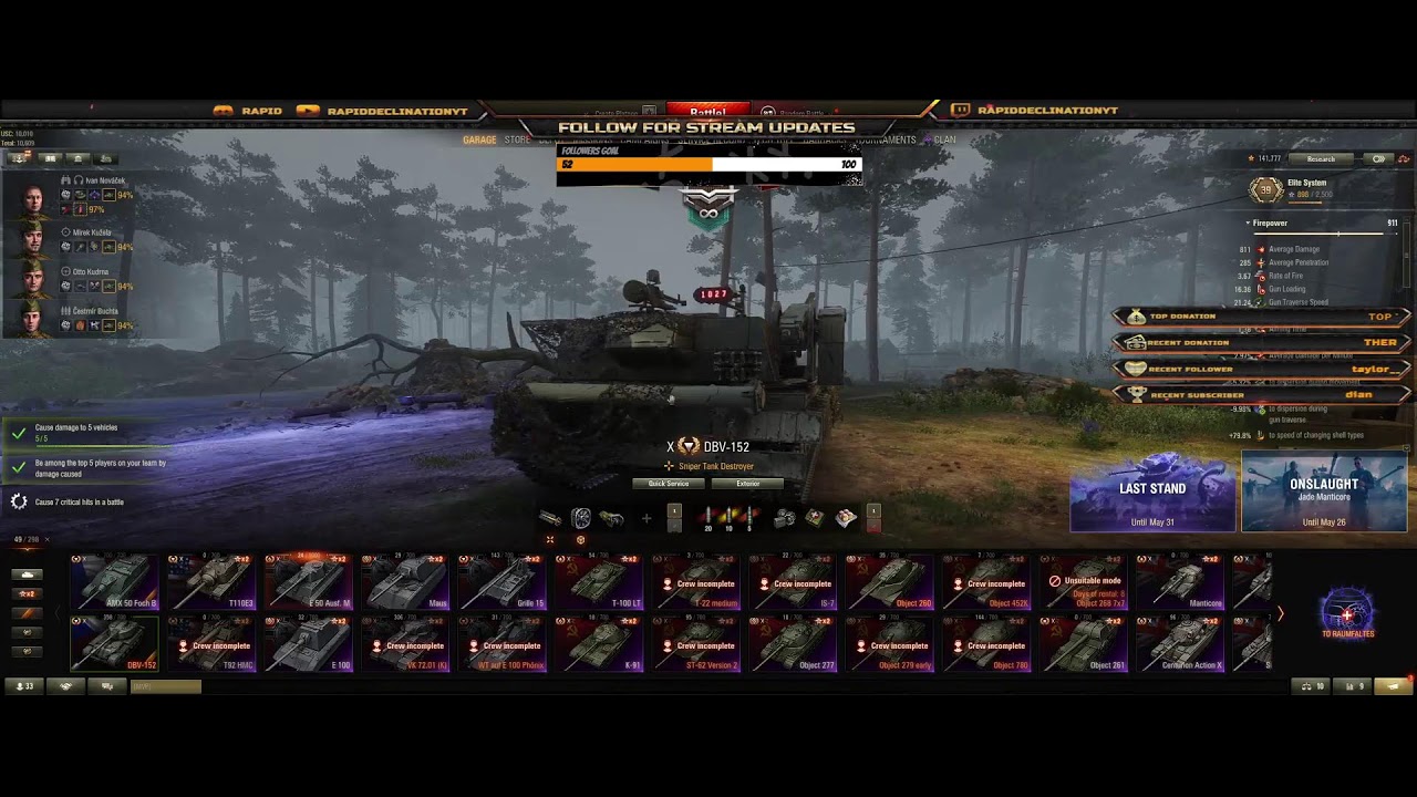 WORLD OF TANKS CHILLIN MVP GLOBAL MAP - YouTube