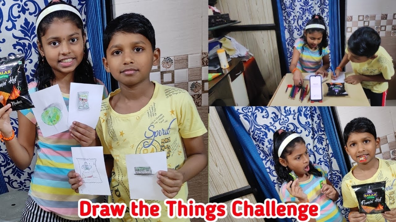 Draw The Things Challenge 😲 || Guess Who is The Winner - YouTube