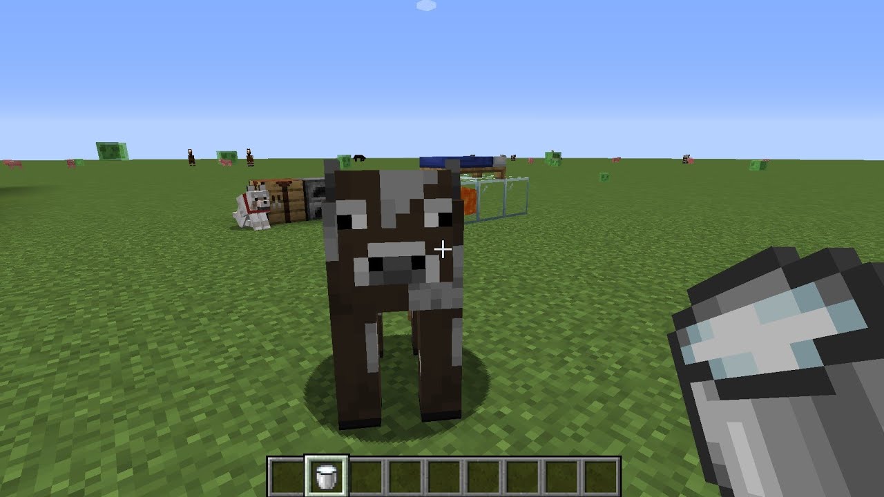 PART-28 HOW TO GET MILK FROM COW IN MINECRAFT IN HINDI - YouTube