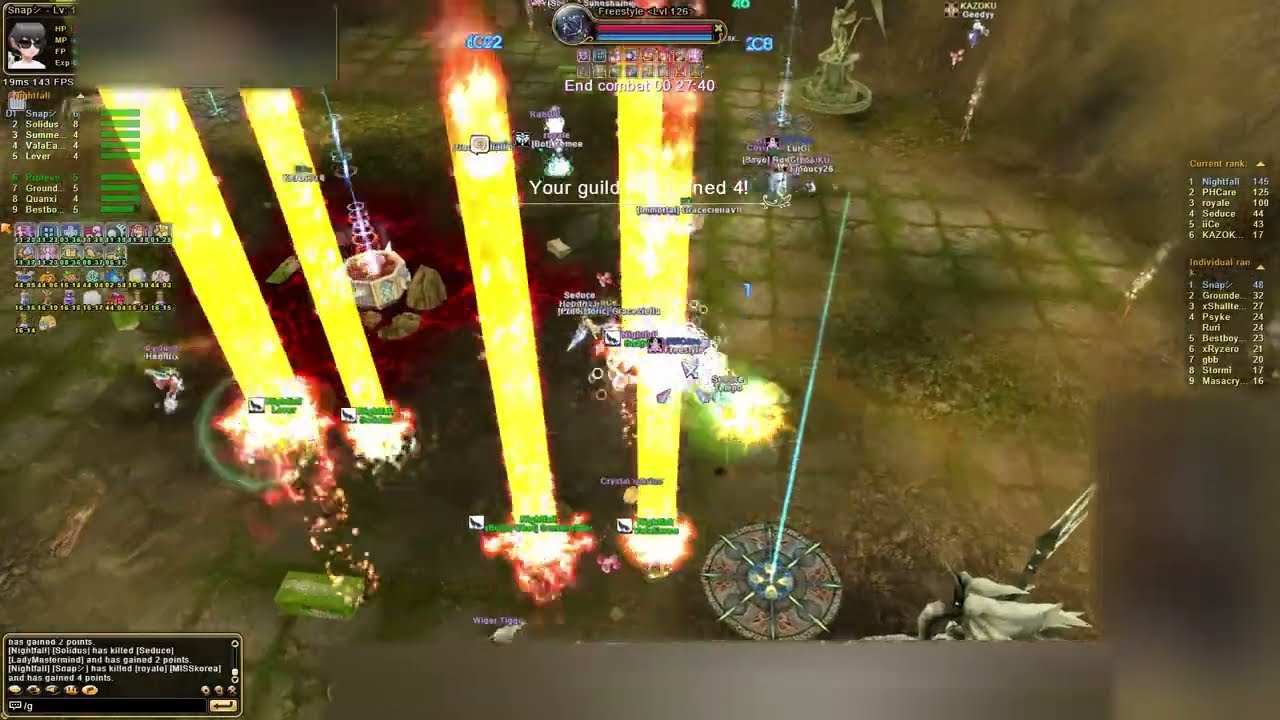 FlyFF Universe SEA Glaphan Guild Siege - Snapッ BP (MVP) - YouTube