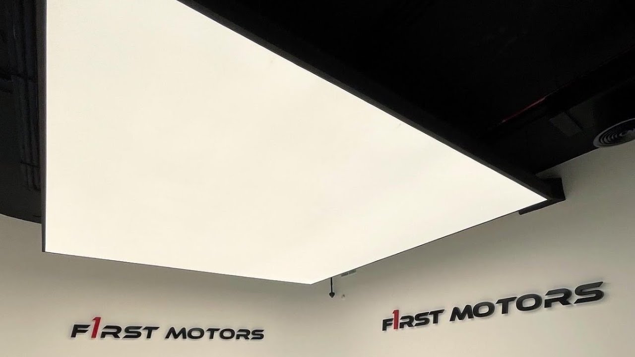 Translucent stretch ceiling installation step by step - YouTube