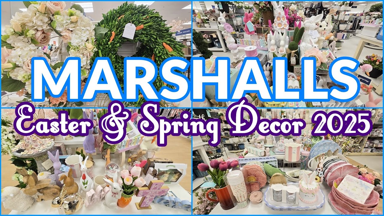 MARSHALLS EASTER AND SPRING HOME DECOR 2025 SHOP WITH ME - YouTube
