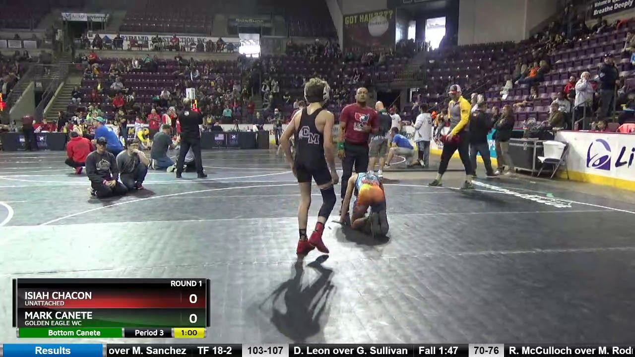 TB Middle School 103-107 Mark Canete Golden Eagle WC Vs Isiah Chacon ...