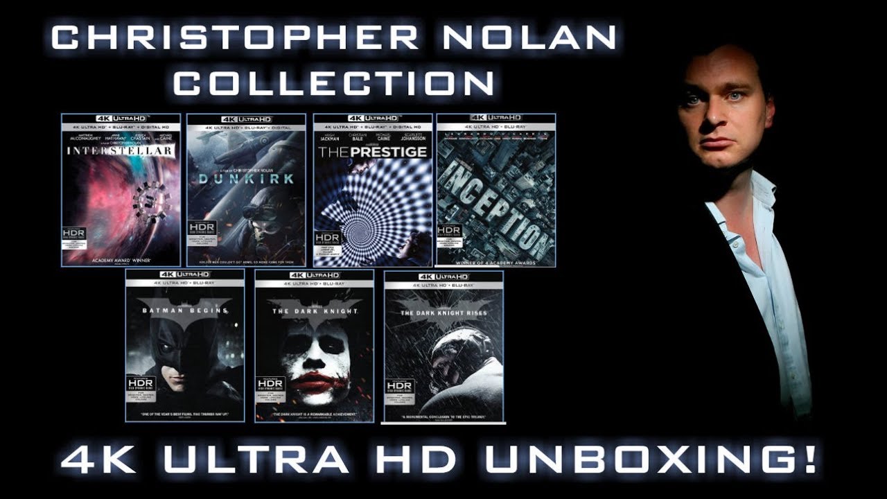 CHRISTOPHER NOLAN COLLECTION (ALL 7 MOVIES) - 4K ULTRA HD UNBOXING ...