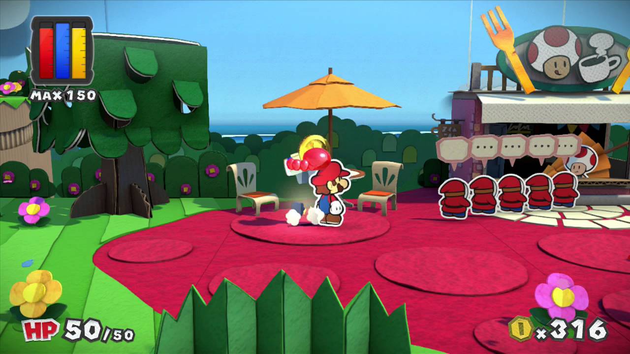 Paper Mario: Color Splash Walkthrough (Wii U) - Ruddy Road - Part 2 ...