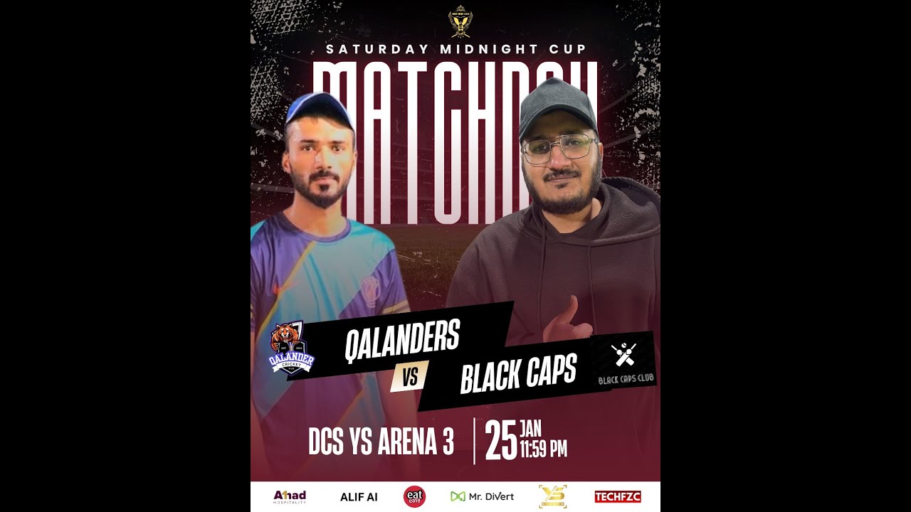 Qalandar cricket club vs Black Caps Club 26 January 2025 01 48 19 AM ...