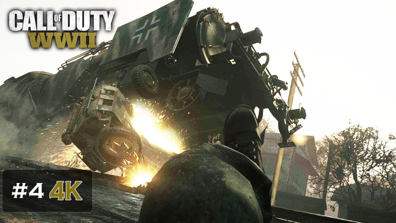 Call of Duty® WWII Gameplay Part-4 Train Accident Best Scene In Game ...
