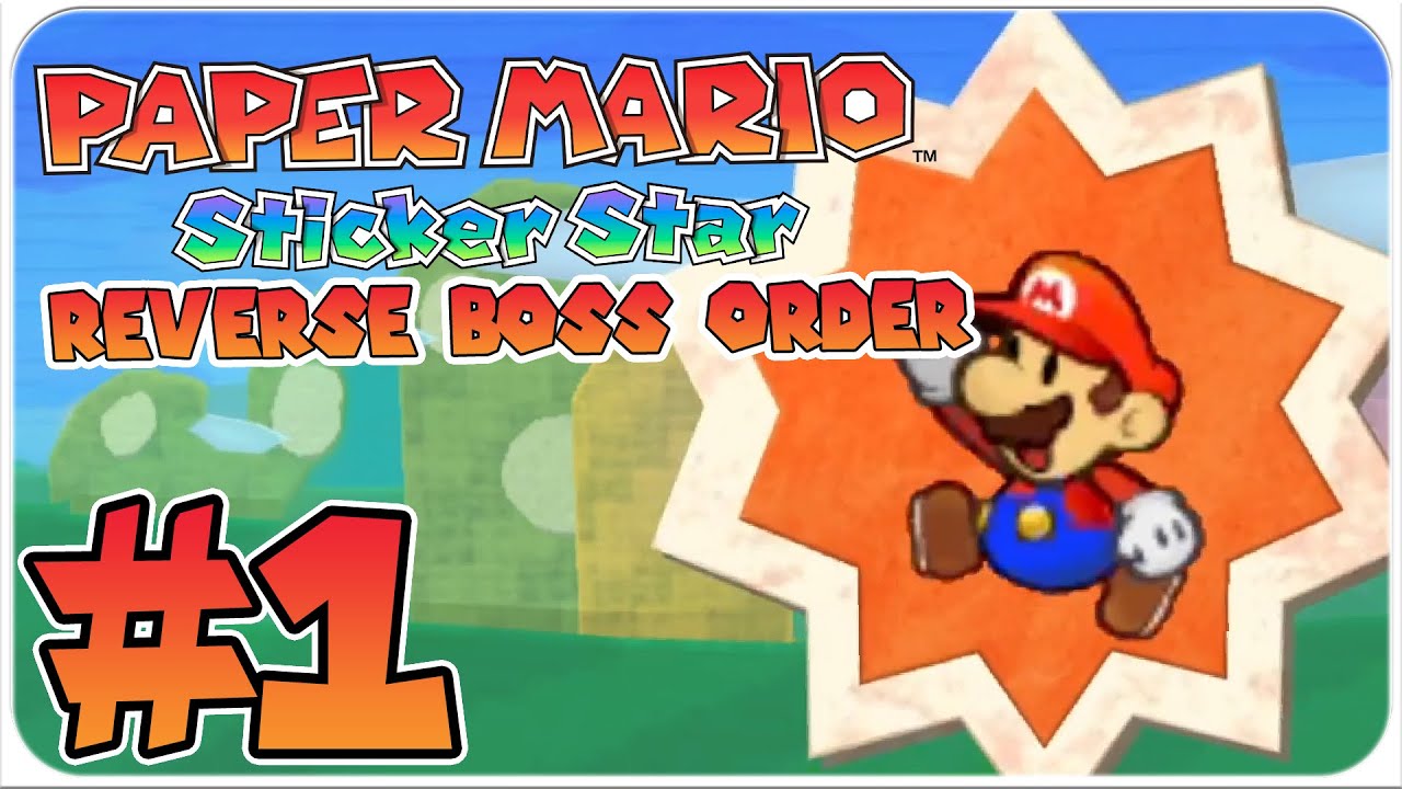 Paper Mario Sticker Star: Reverse Boss - Episode 1 - Toad-ally unique ...
