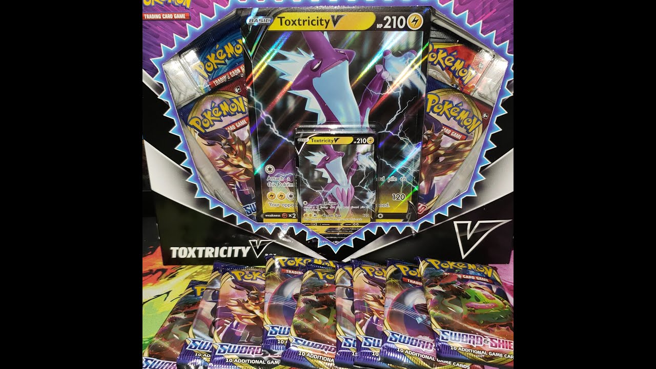 Opening up the new Pokemon Toxtricity V Box! - YouTube