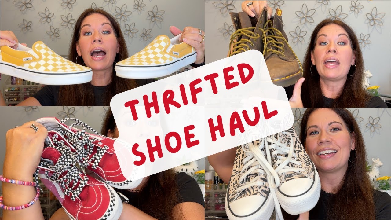 Thrifted Shoe Haul | How I Build My Shoe Wardrobe With The Help of ...