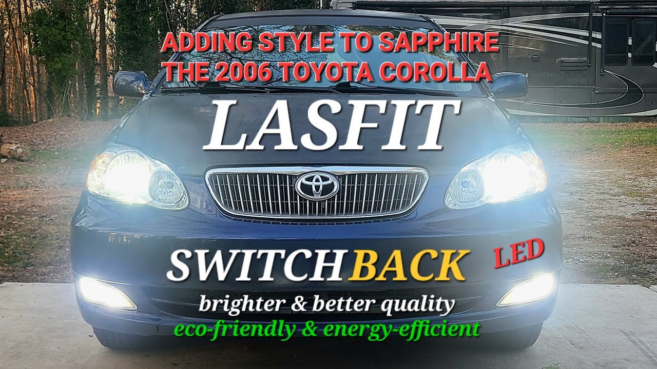 Ultimate guide: LASFIT SWITCHBACK FOG LIGHTS 2006 Toyota Corolla - YouTube