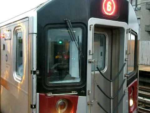 R142A 6 Train Local & Express Trains at Elder Ave - YouTube