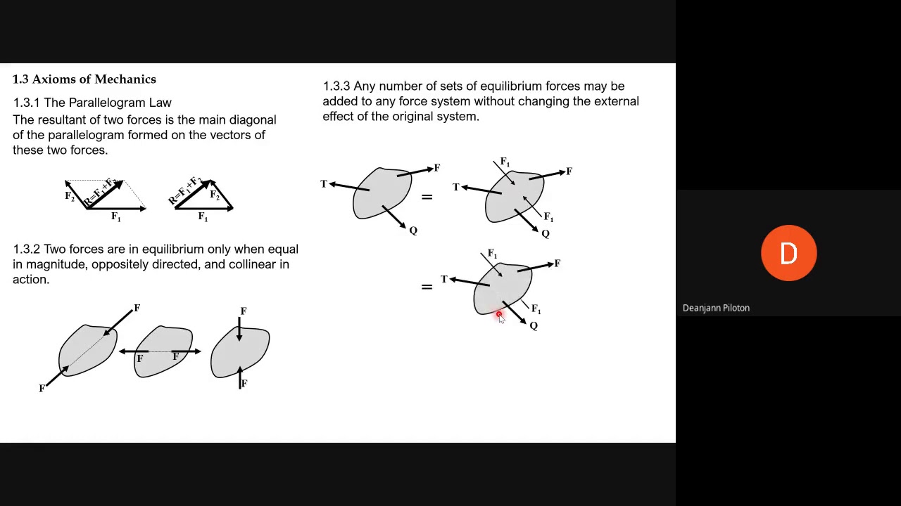 Equilibrium of Coplanar Force Systems (Part 1) - YouTube
