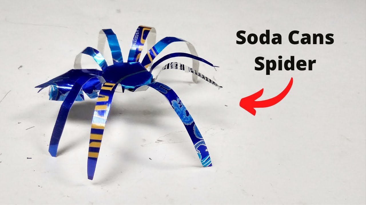 How To Make A Spider From A Soda Cans | Amazing Spider 🕸 Make at Home ...