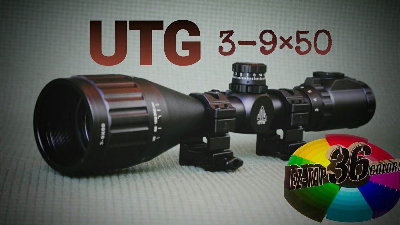 UTG 3-9×50 EZ TAP scope unboxing - YouTube