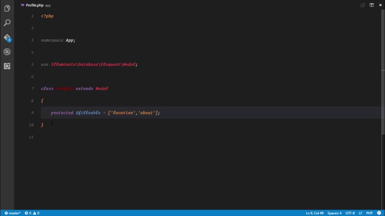 Social Network In Laravel 5 3 And Vuejs 2 0 3 Profiles Table And Model Youtube