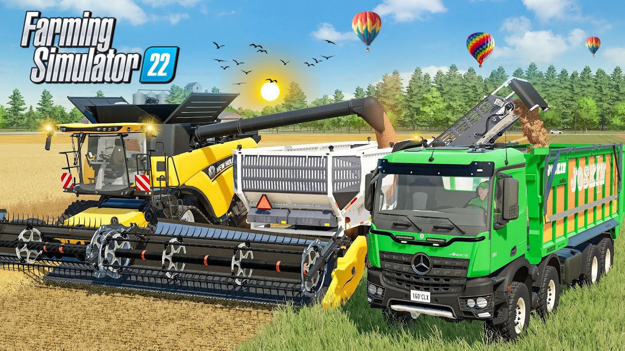 5000000 Liter Capacity BIGGEST Auger Wagon In Fs22 | Farming Simulator ...