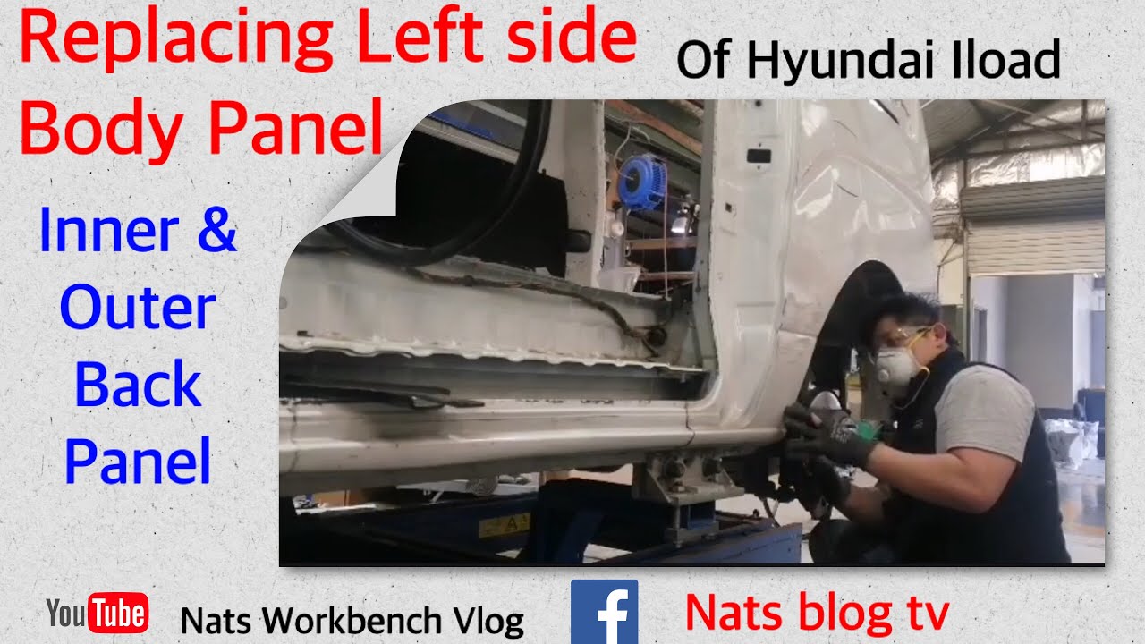 How to replace left side body panel Inner & Outer back Panel of Hyundai ...