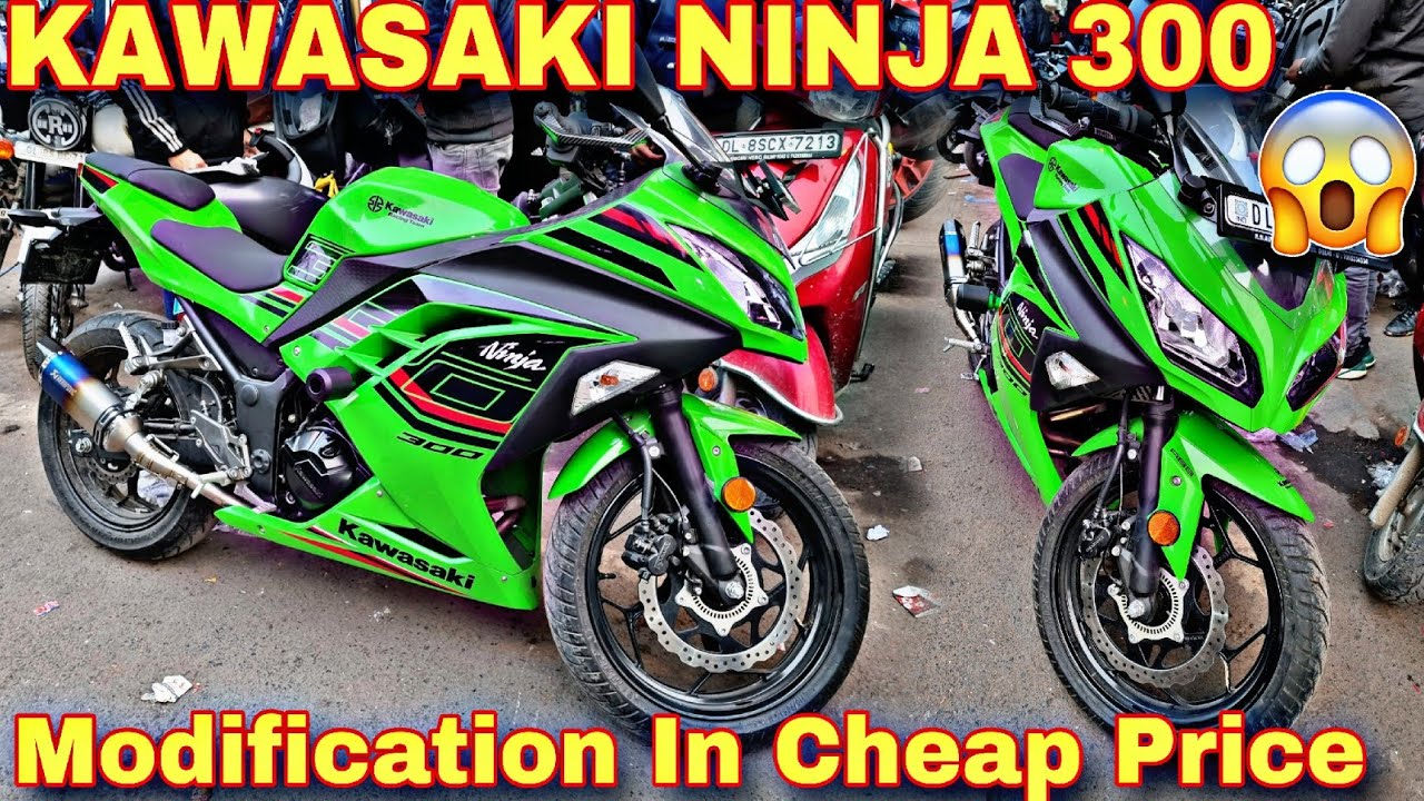 KAWASAKI NINJA 300 Best Modification😱Cheap Price🔥Premium Quality ...