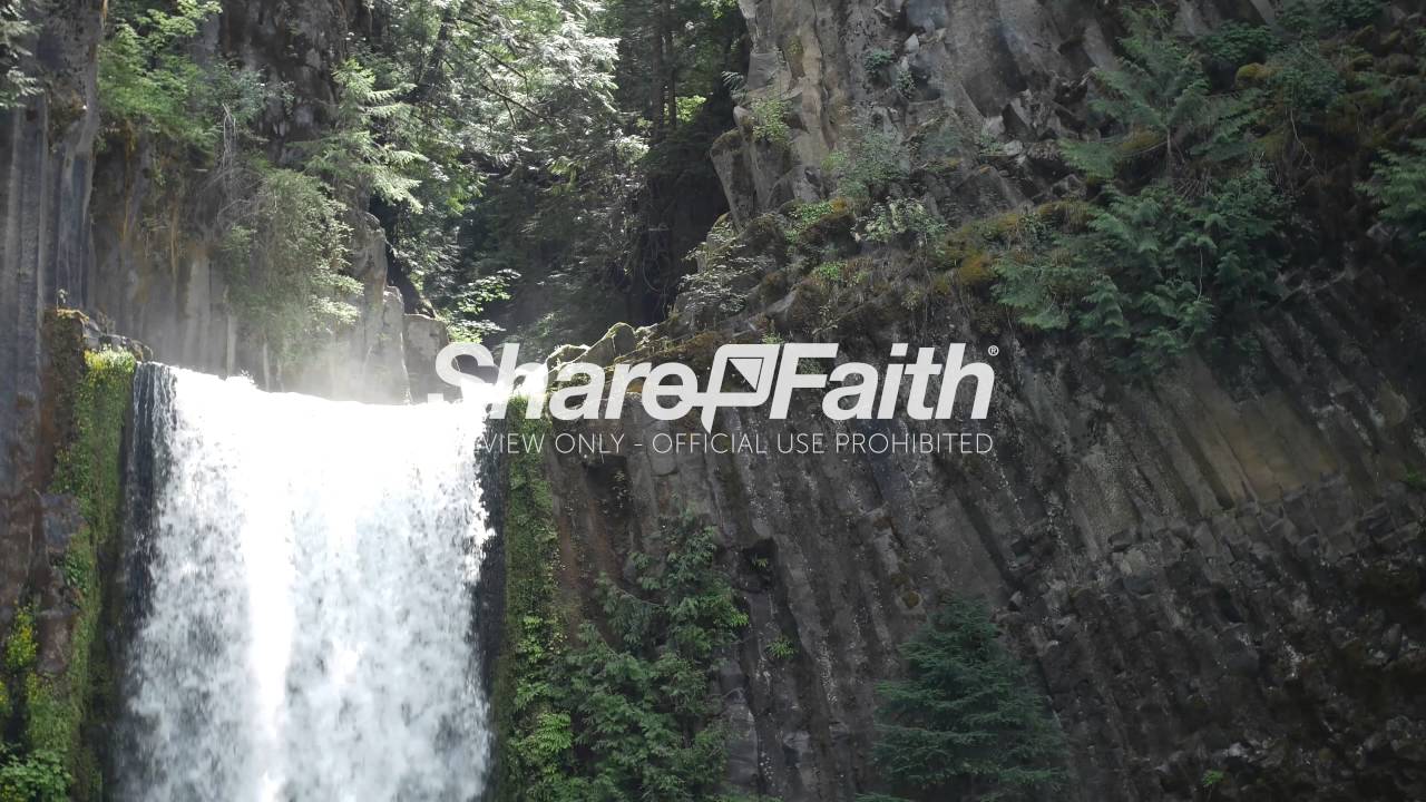Flowing Waterfall Video - YouTube