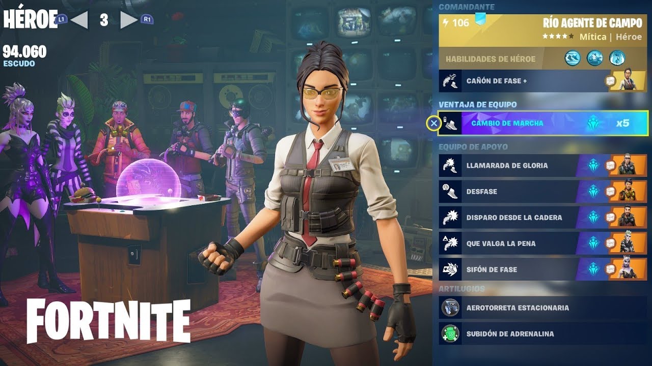 El cañón de fase / Río Agente de Campo | Fortnite: Salvar el Mundo #382 ...