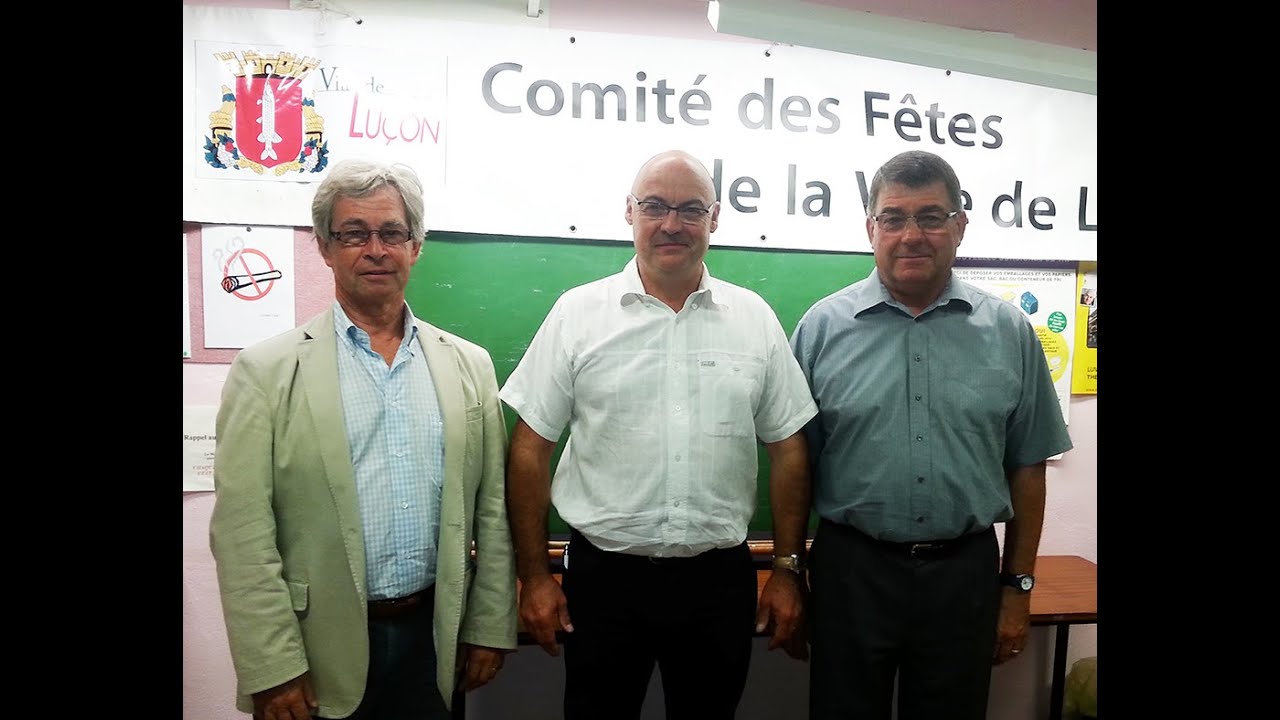 Luçon : Didier Lesage prend la présidence du Comité des fêtes - YouTube