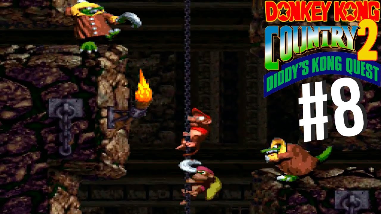 Donkey Kong Country 2 (Diddy's Kong Quest) - A fase mais difícil do jogo ( Detonado 08) - YouTube