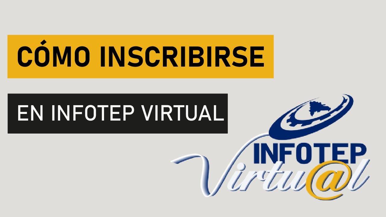 CÓMO INCRIBIRSE EN INFOTEP VIRTUAL | CURSOS GRATIS | CERTIFICADO - YouTube