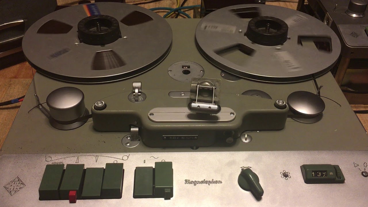 Telefunken M5 Magnetophon (tube, stereo) - YouTube