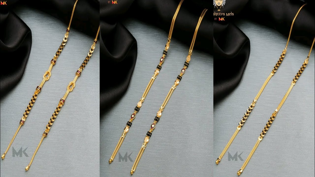 6 Gm Gold Mangalsutra Chain Designs | Mangalsutra Chain Designs | DK ...