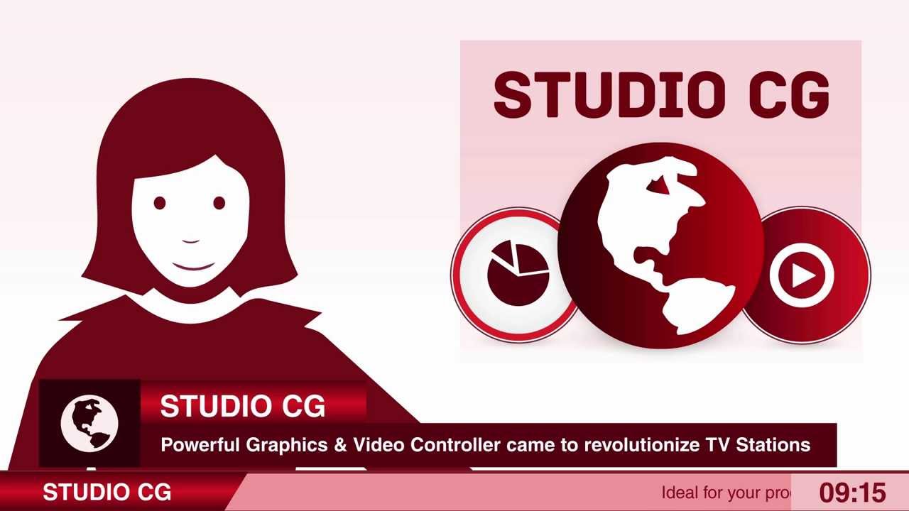 Studio CG Graphics & Video Controller wTVision - YouTube