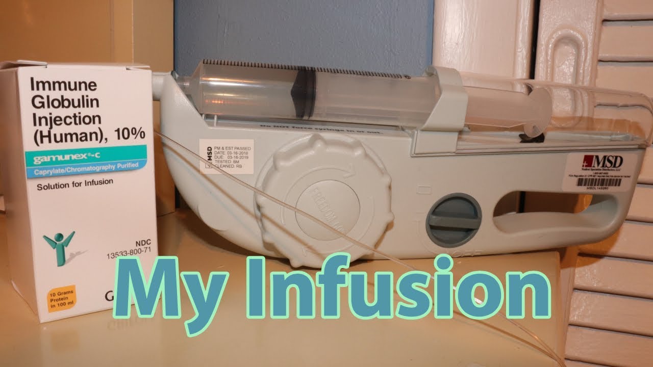 My Immune Globulin Infusion - YouTube