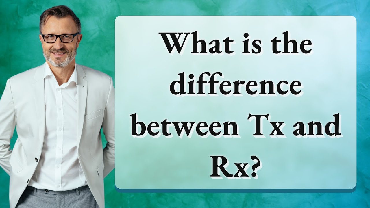What is the difference between Tx and Rx? - YouTube