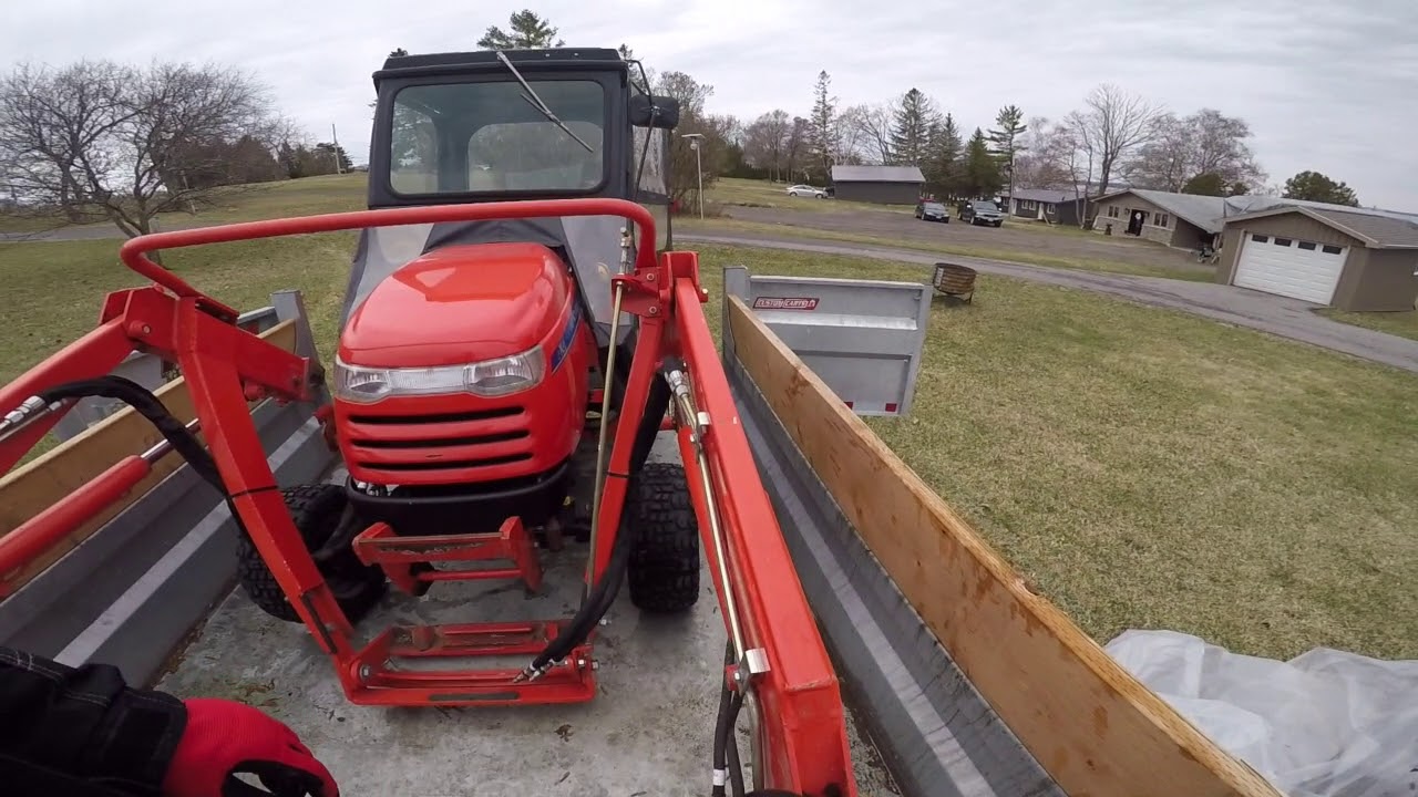 Simplicity Tractor Loader install - YouTube