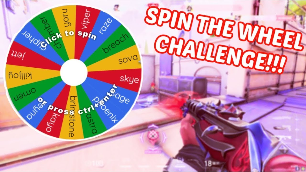 Valorant : The wheel challenge - YouTube