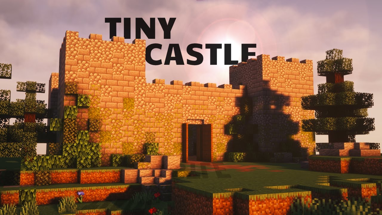 EASY Mini-Castle Tutorial you can build - YouTube