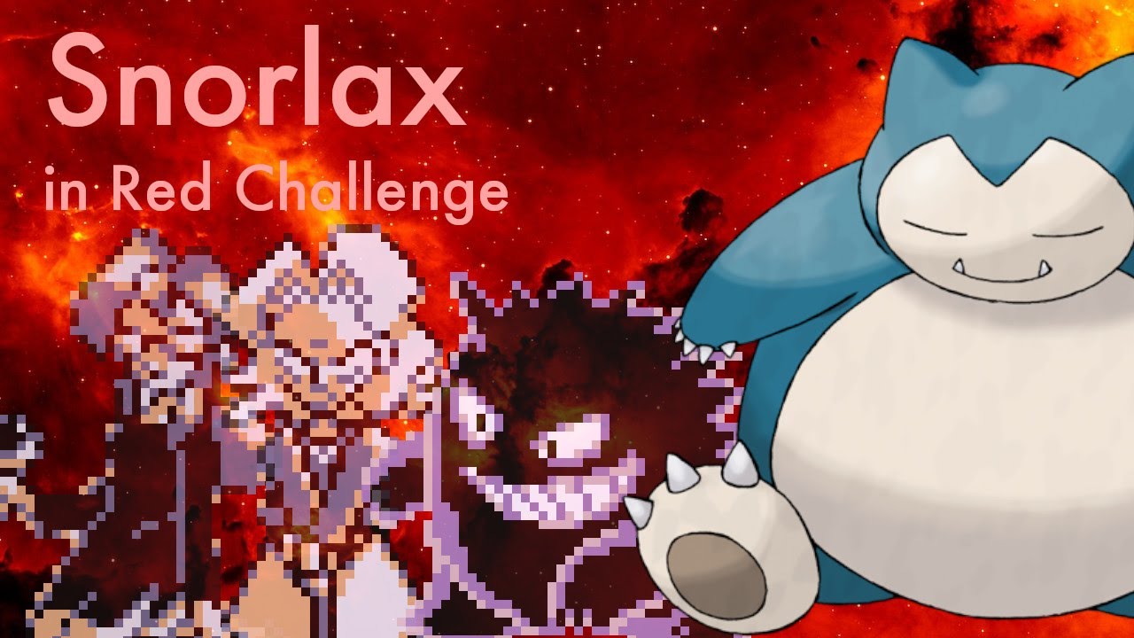 Ultimate Pokemon Solo Run Challenge: Can I Beat Red with Just Snorlax ...