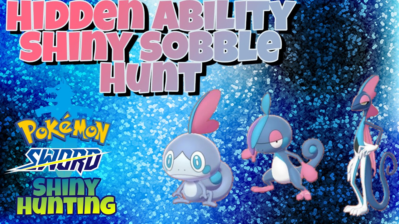 Shiny Hidden Ability sobble Pokemon sword and shield Shiny Hunting LIVE ...