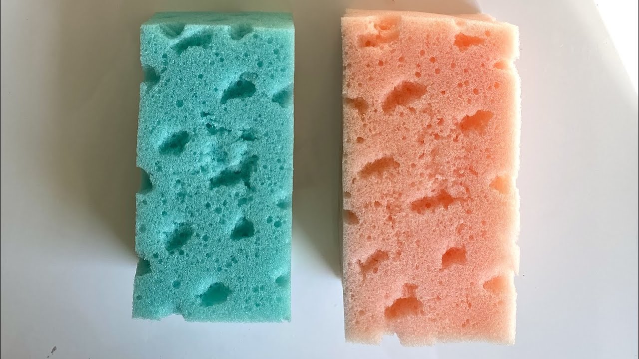 ASMR big block sponge ripping - crispy foam sounds - dry + jelly 👗🩰 ...