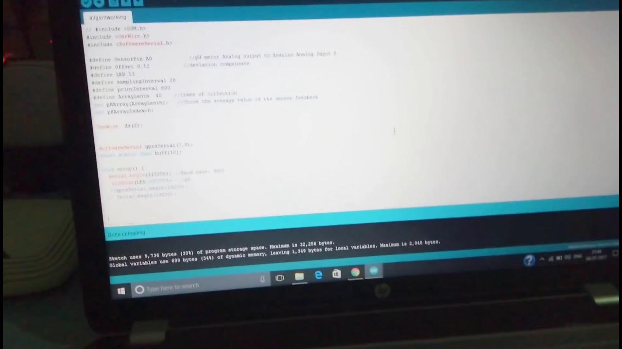 Send Data To Mysql Server Using Arduino And Gsm Shield Sim900 Iot Youtube