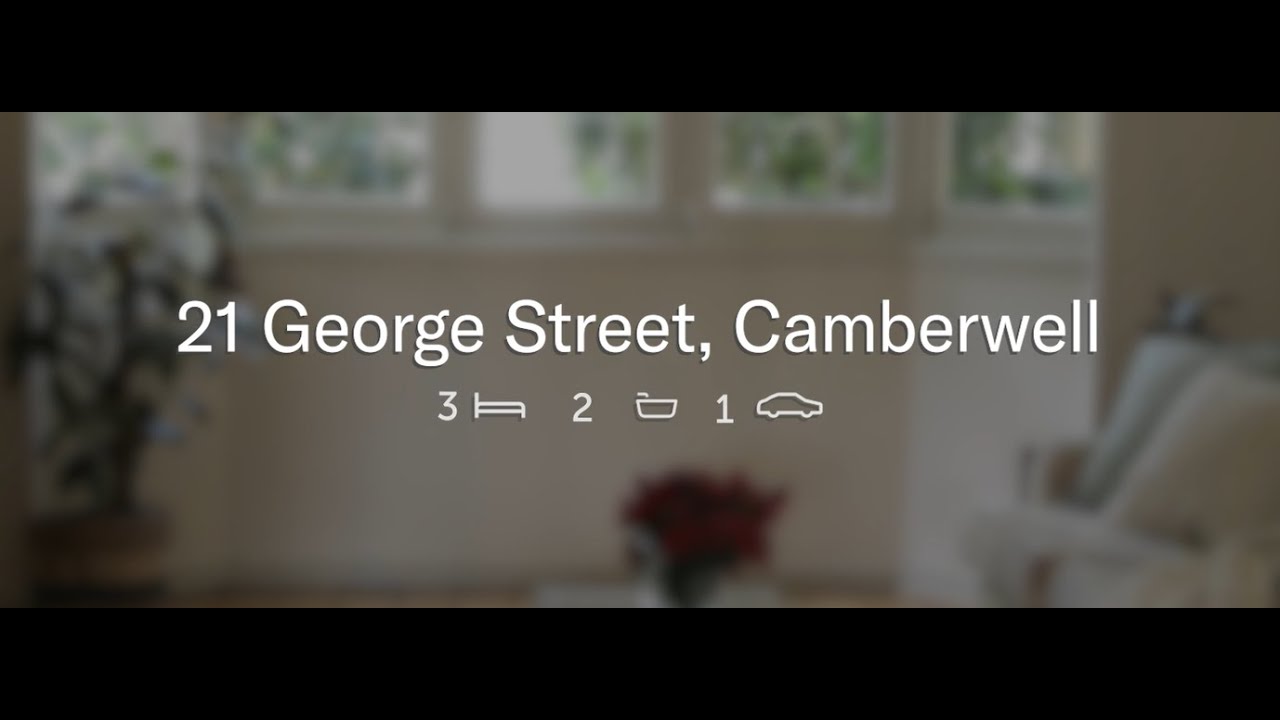 Property Video - 21 George Street, Camberwell - YouTube